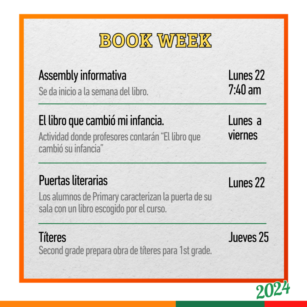 Book Week 2024 – Orchard College